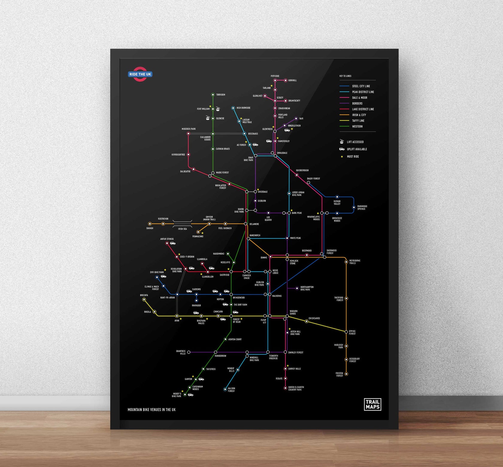 Mountain Bike Map of Britain – TrailMaps