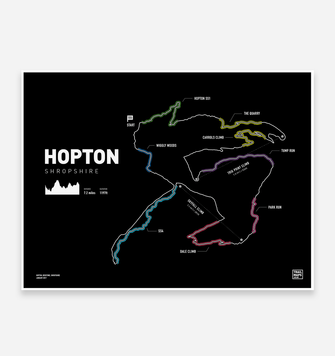 Hopton Trail Map Print – TrailMaps