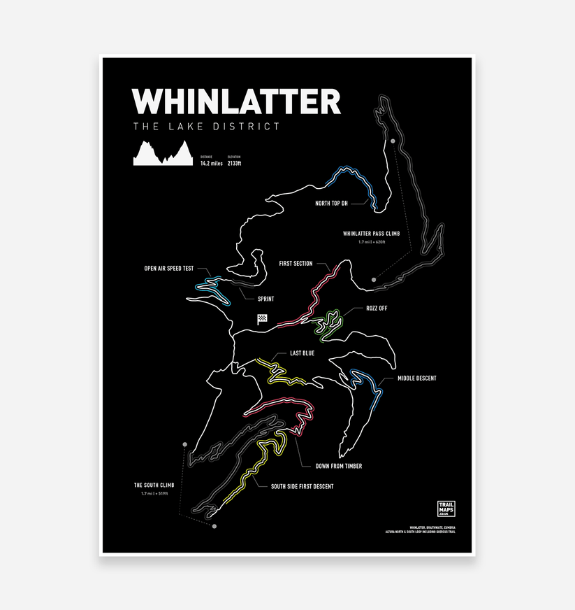 Whinlatter Art Print – TrailMaps